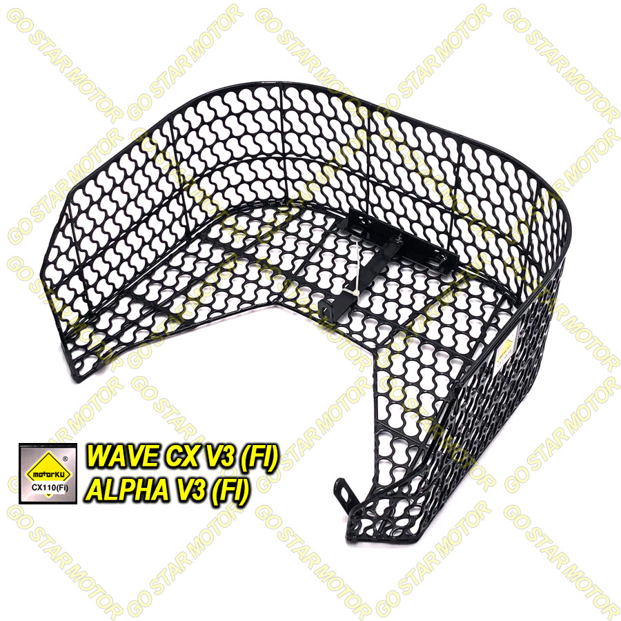 HONDA WAVE CX ALPHA V2 / V3 FI WAVE110CX ALPHA110 Basket Bakul Raga ...