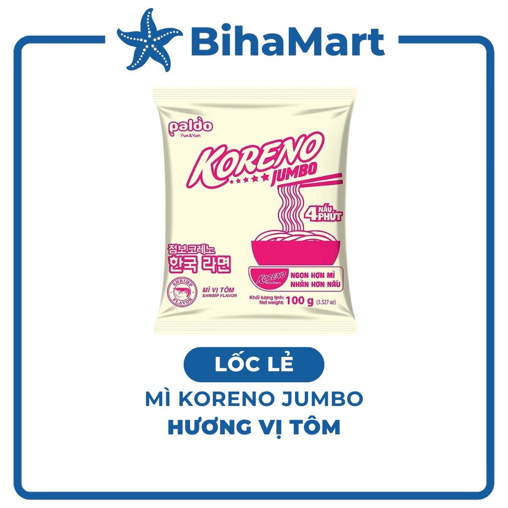 [RETAIL Package-paldo- Koreno Jumbo Noodles with Shrimp flavor, Koreno ...