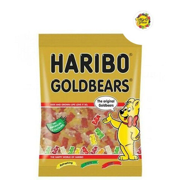 Haribo Gummi Candies Gold Bears Fruity Sour Chewy 80g | Shopee Malaysia