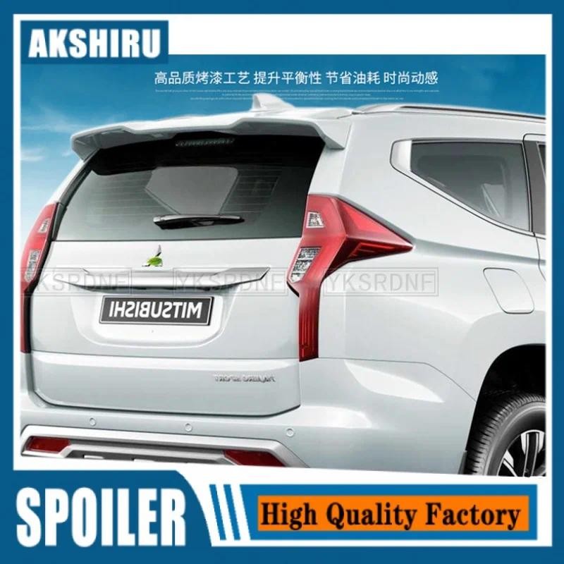 Fit FOR Mitsubishi Pajero Sport ABS Plastic Rear Trunk Wing SPOILER FOR ...