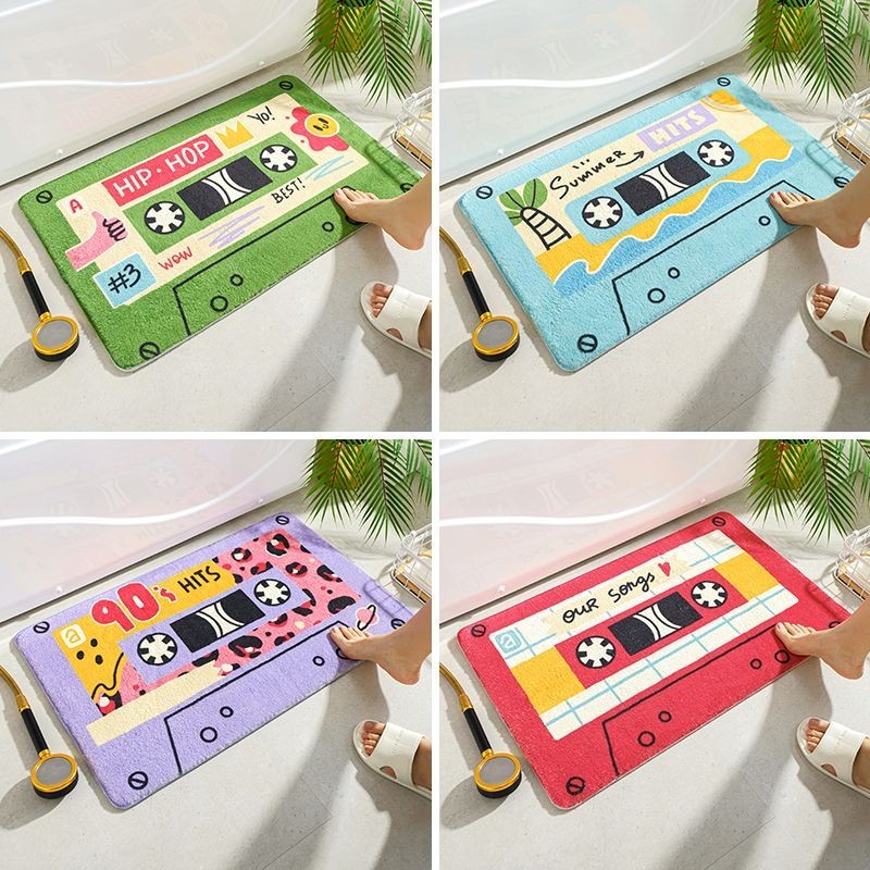 Bathroom Absorbent Floor Mat Toilet Carpet Entry Door Mat Door Toilet ...