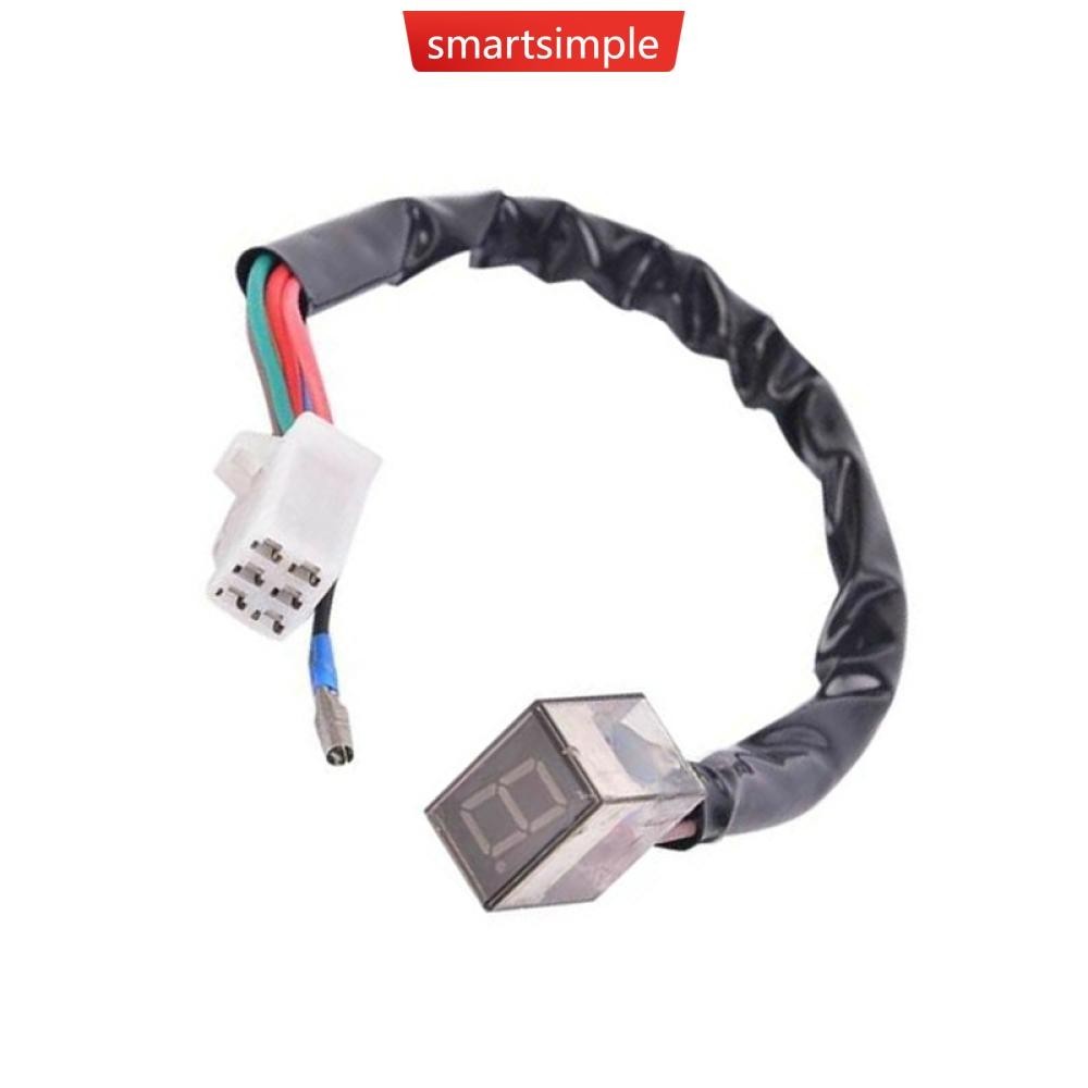 SMARTSIMPLE Universal Motorcycle Digital Gear Indicator LED 5 Digital ...