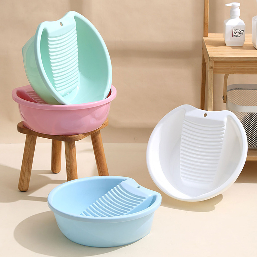 new Washboard Basin Convenient Non Slip Plastic Washboard Washing ...