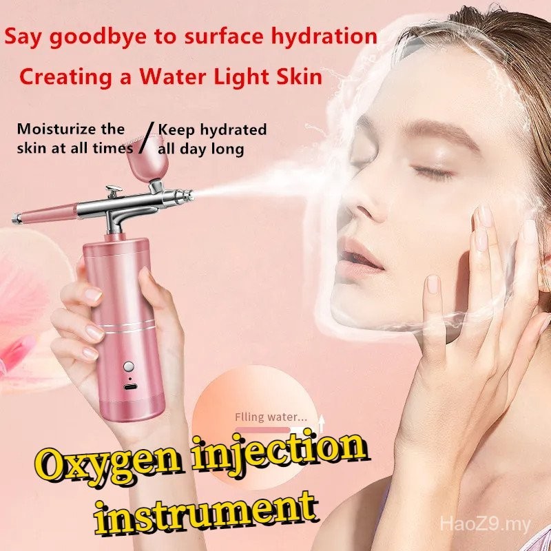 Professional Oxygen Facial Machine, Portable Water Oxygen Sprayer, Face ...