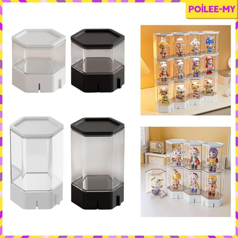 [PoileeMY] Display Case Building Blocks Display Box for Minifig Lovers ...