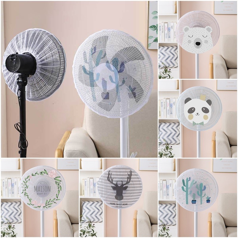 Cute Animal Electric Fan Cover Kids Safety Fan Protective Covers Fan ...