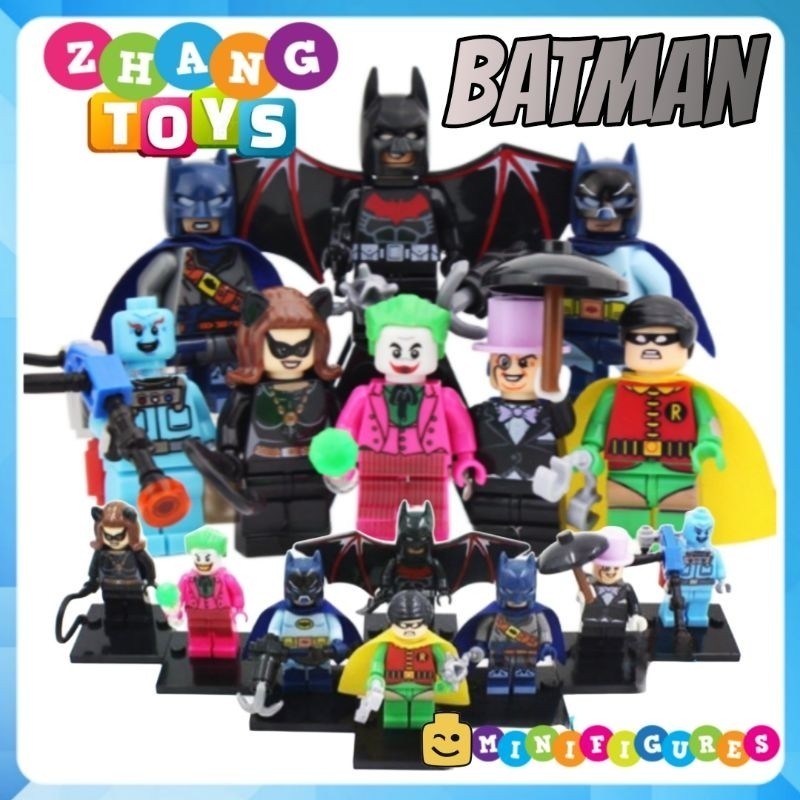 Batman Robin Cat Woman Gotham Penguine Minifigures Beautiful Toy X0111 ...