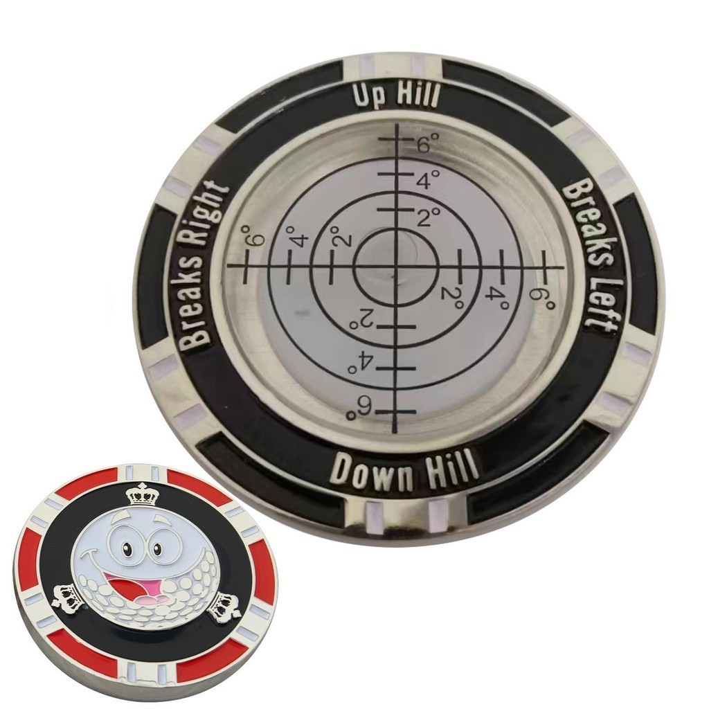 Golf Green Slope Reader Double Sided Golf Ball Markers for Putting ...
