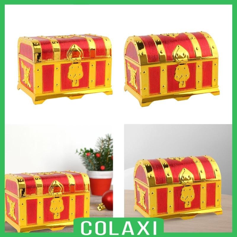 [Colaxi] Treasure Chest, Treasure Toy Box, Jewelry Organizer, Party ...