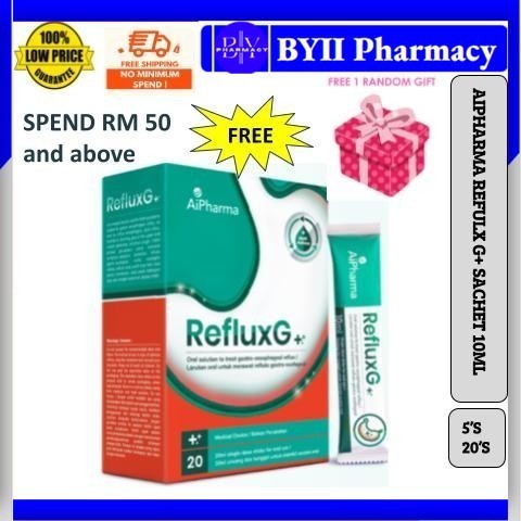 AiPharma RefluxG Multi Action Sachet 10ml x 20s Oral Solution for ...