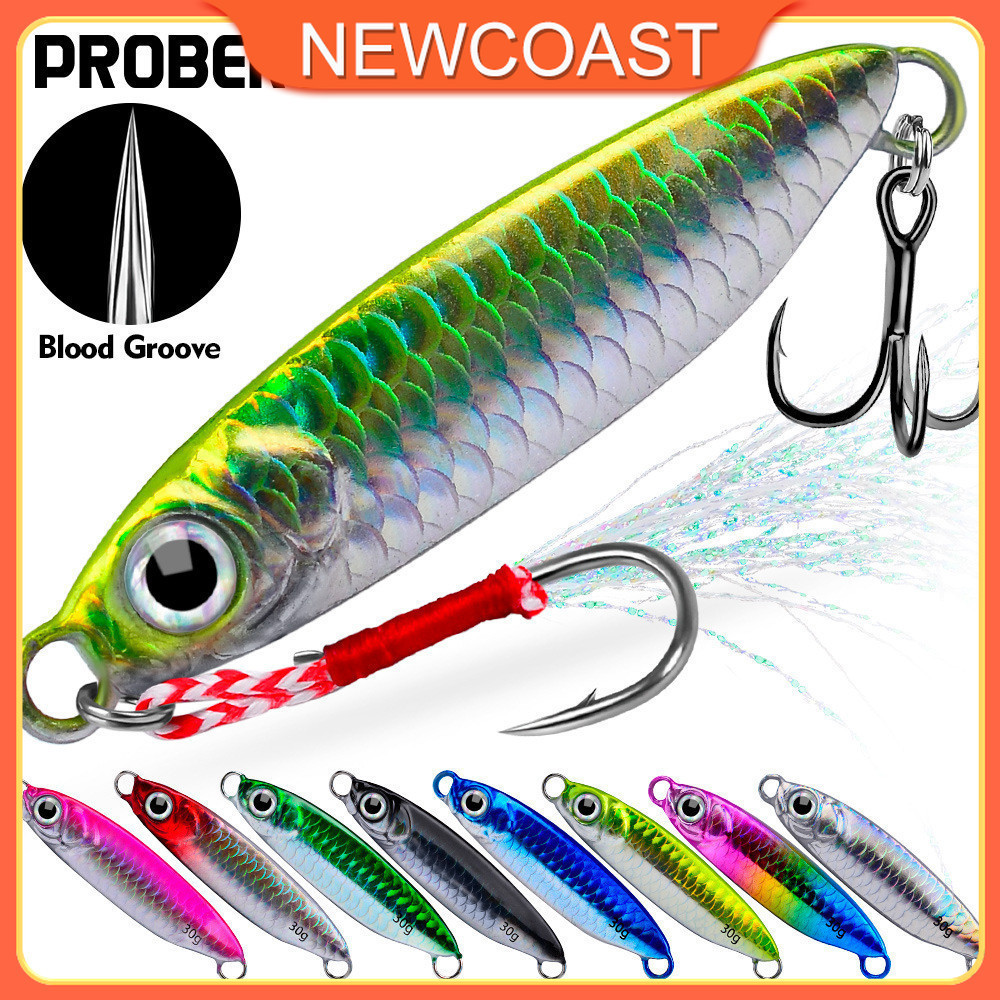 Proberos Metal Lure Micro Jig Tenggiri 7g 10g 15g 20g 25g 30g Tajiki Kaido Mata Kurodai Akra ...