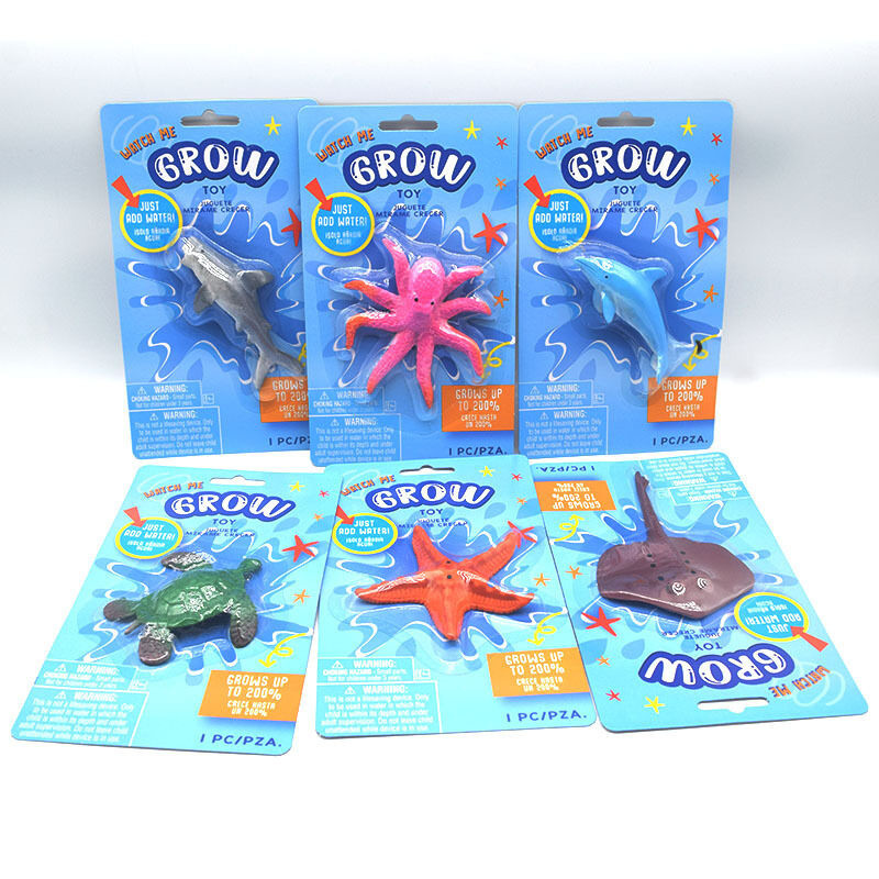 Marine Animals Sharks Dolphins Octopuses Soak In Water To Grow ...