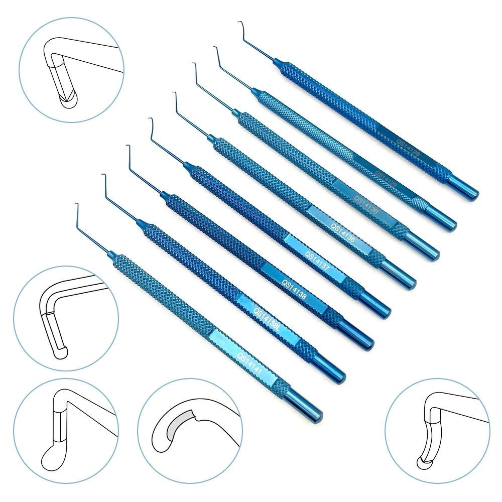 Phaco Chopper Hook Eyes surgery Titanium double eyelid tools 1pc ...