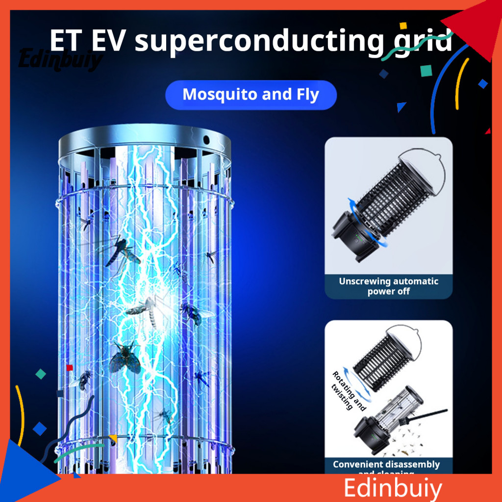 EDI Mosquito Lamp Electric Mosquito Light Powerful Rechargeable ...