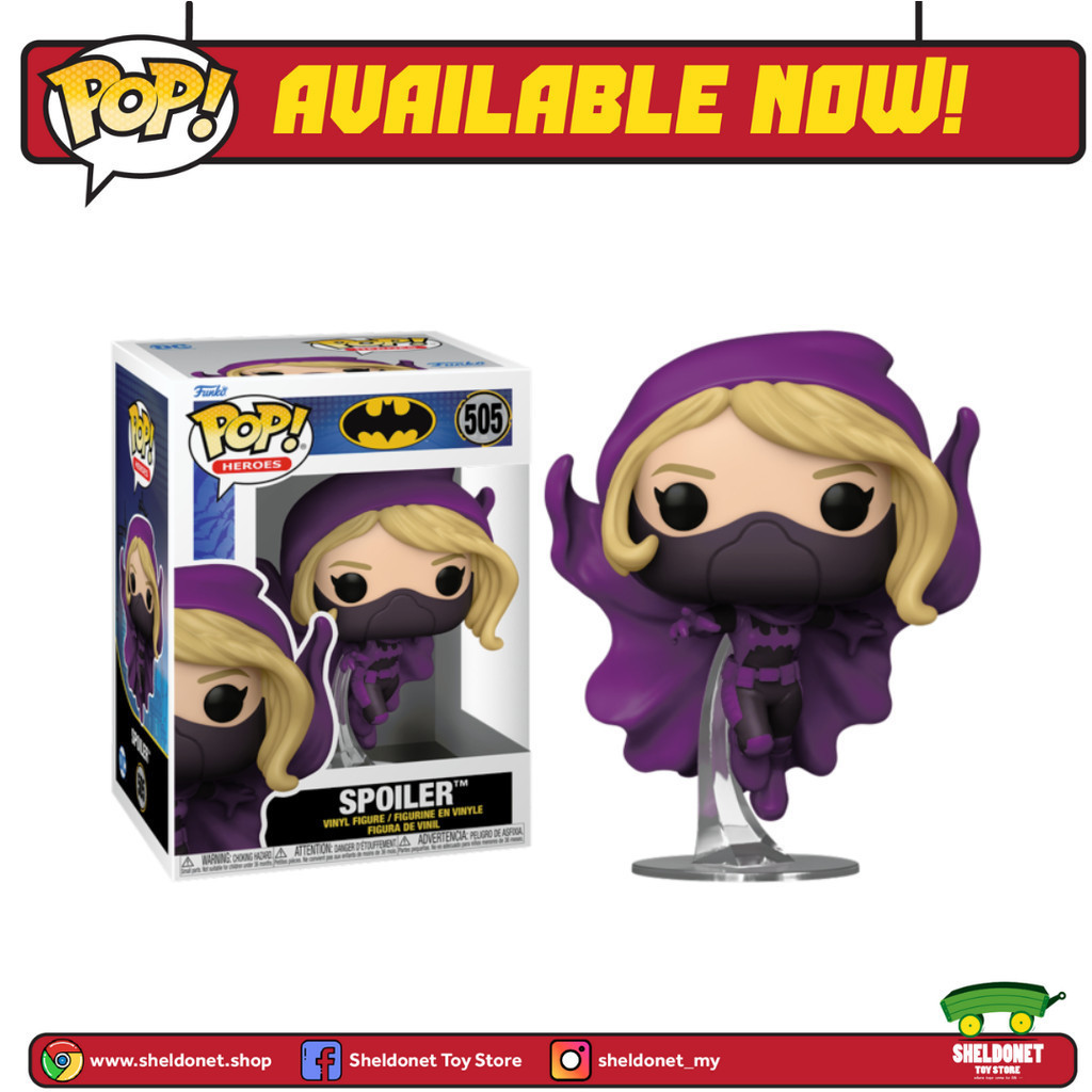 Funko Pop! Heroes: Batman - Spoiler "Stephanie Brown" (Batman: War Zone ...