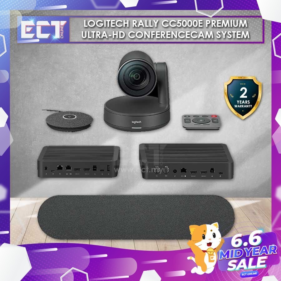 Logitech Rally CC5000E Premium Ultra-HD ConferenceCam System with ...