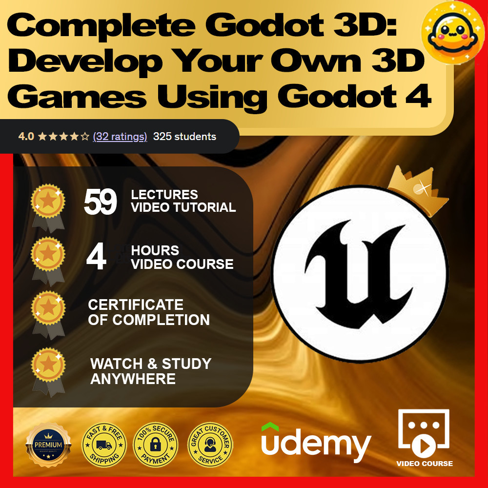 [Video Course] Complete Godot 3D: Develop Your Own 3D Games Using Godot ...