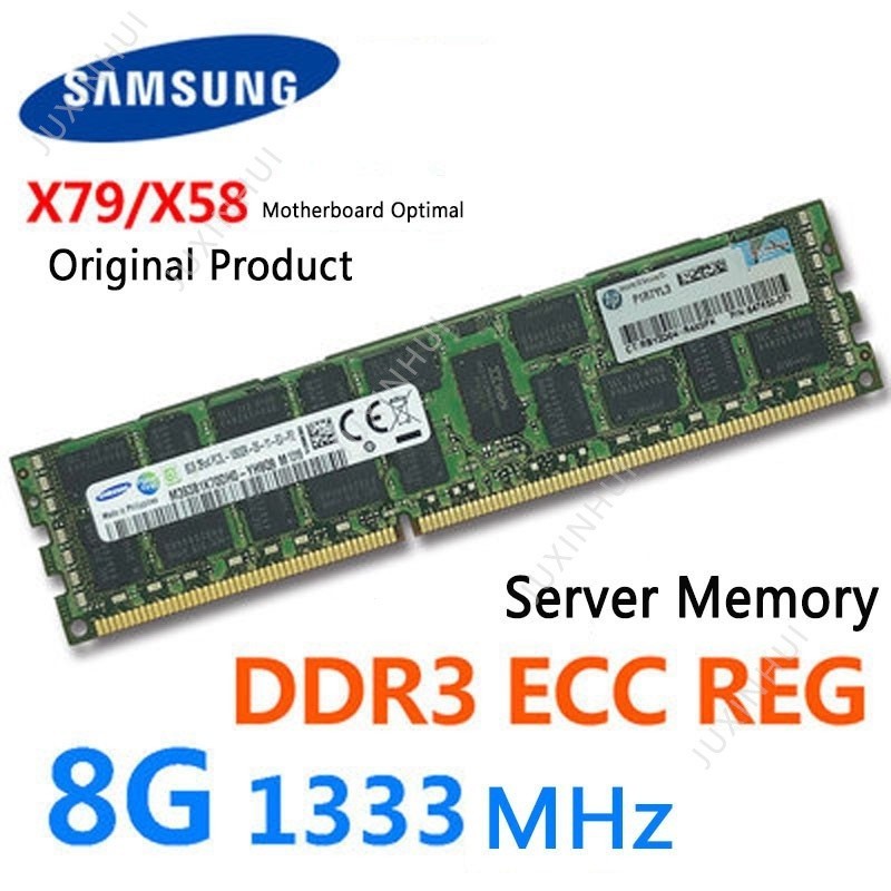 SAMSUNG 8G 4G DDR3 ECC REG 1333 1600 1866 2RX4 Hynix Micron Server Memory X79 Does not support ...