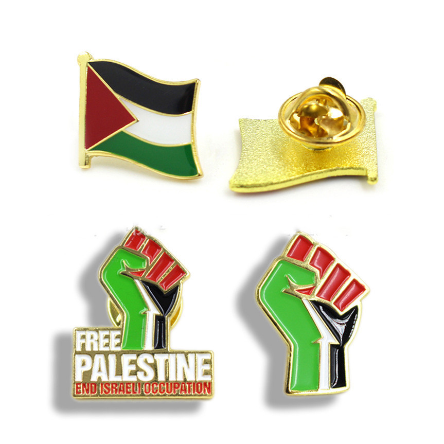 Palestine Flag Pin Palestine Brooch Palestine Free Plaestine Badge ...