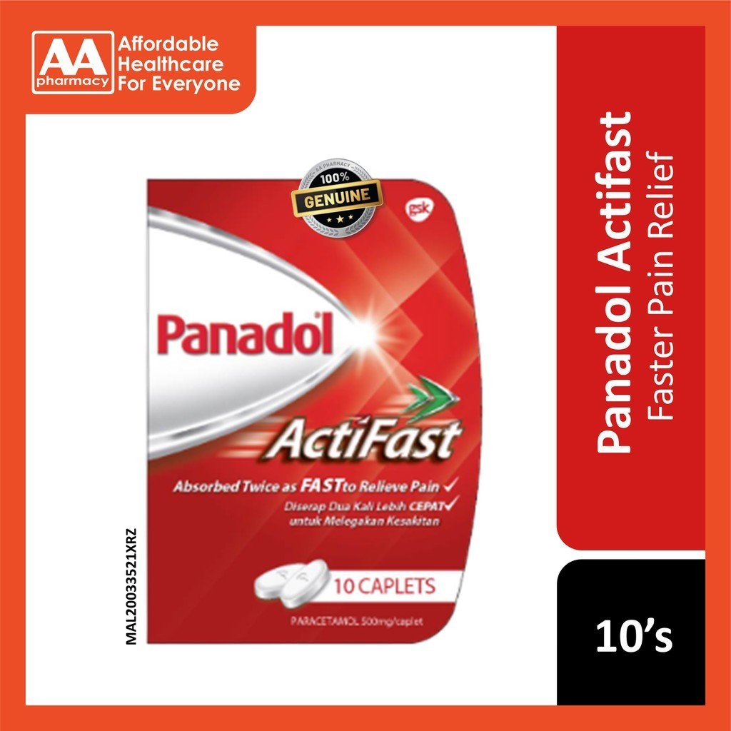 Panadol Actifast 10's | Shopee Malaysia