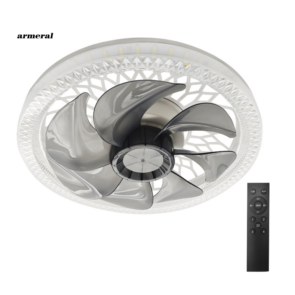 [New] Sleek and Modern Led Ceiling Fan Bedroom Ceiling Fan with 4-speed ...