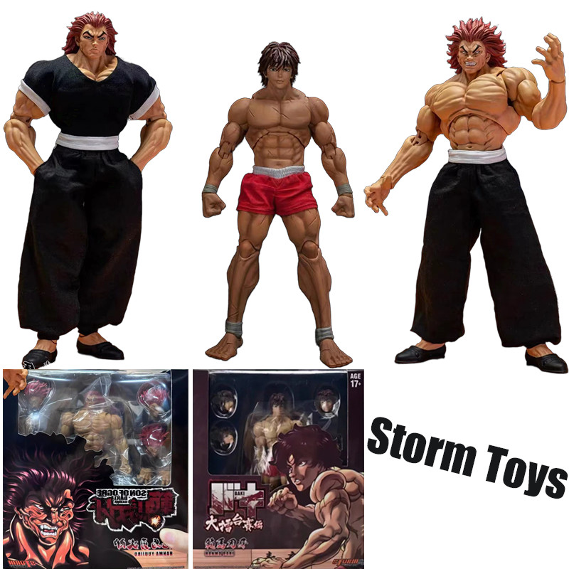 Yujiro Hanma Figure Baki Hanma Son of Orge ST 1/12 Articulado Action ...