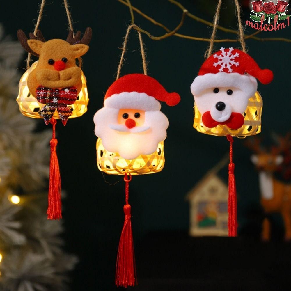 MALCOLM1 DIY Lantern Making Kit, Hanging Handheld Christmas Bamboo ...