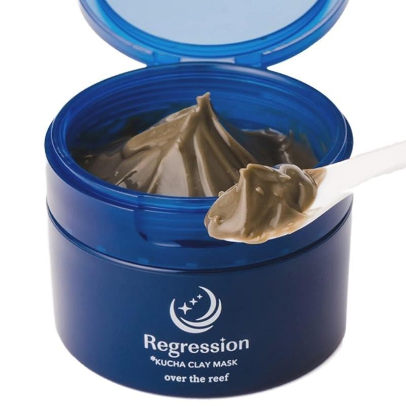 Japanese Clay Mask with Spatula [120g / Okinawa Organic Cosmetics ...