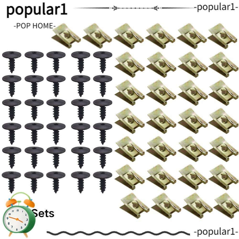 POP Bumper Cover Screws, Washer Diameter: 18mm U-nut Clips 21*13mm ...