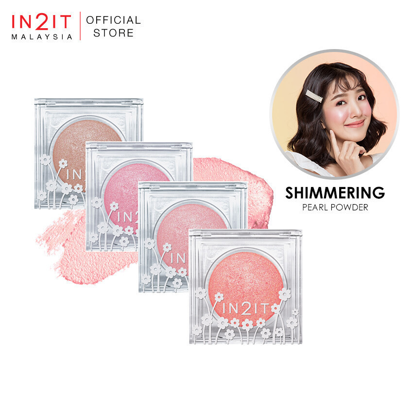IN2IT Sheer Shimmer Blush 4g (SB) | Shopee Malaysia