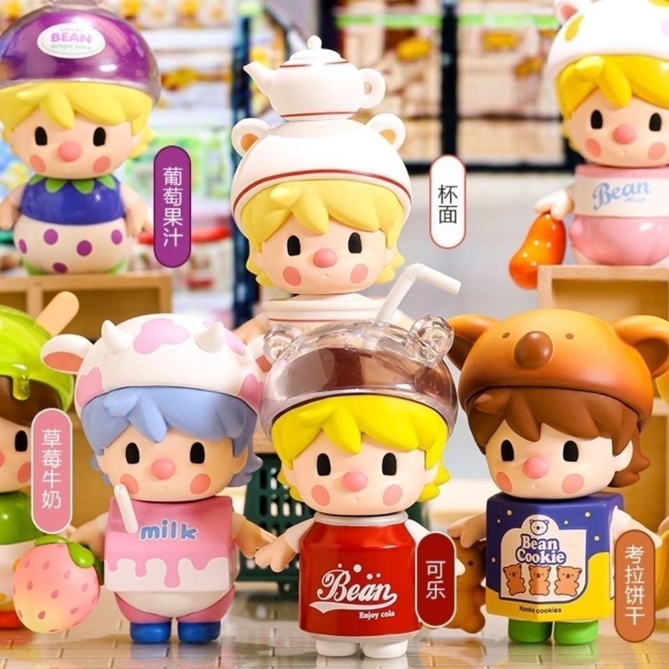 Genuine POPMART POPMART Sweet Bean Supermarket Series Mystery Box Set ...