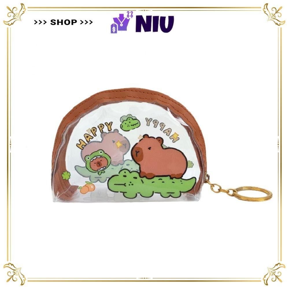 NIU Capybara Coin Wallet, Visible Water-proof Capybara Coin Purses ...