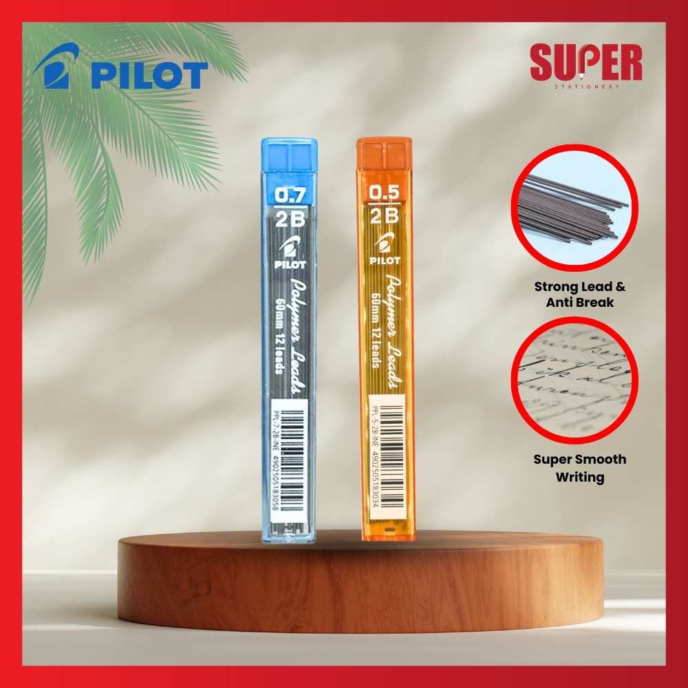 [Super Stationery] Pilot Isian Ubat Pensel Mekanikal 0.5mm 0.7mm 2B ...