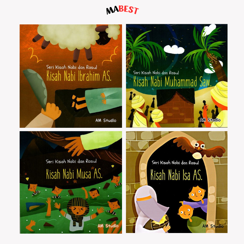Children's Book - Book Series Stories of Prophets and Messengers (Nabi Muhammad, Prophet Ibrahim ...