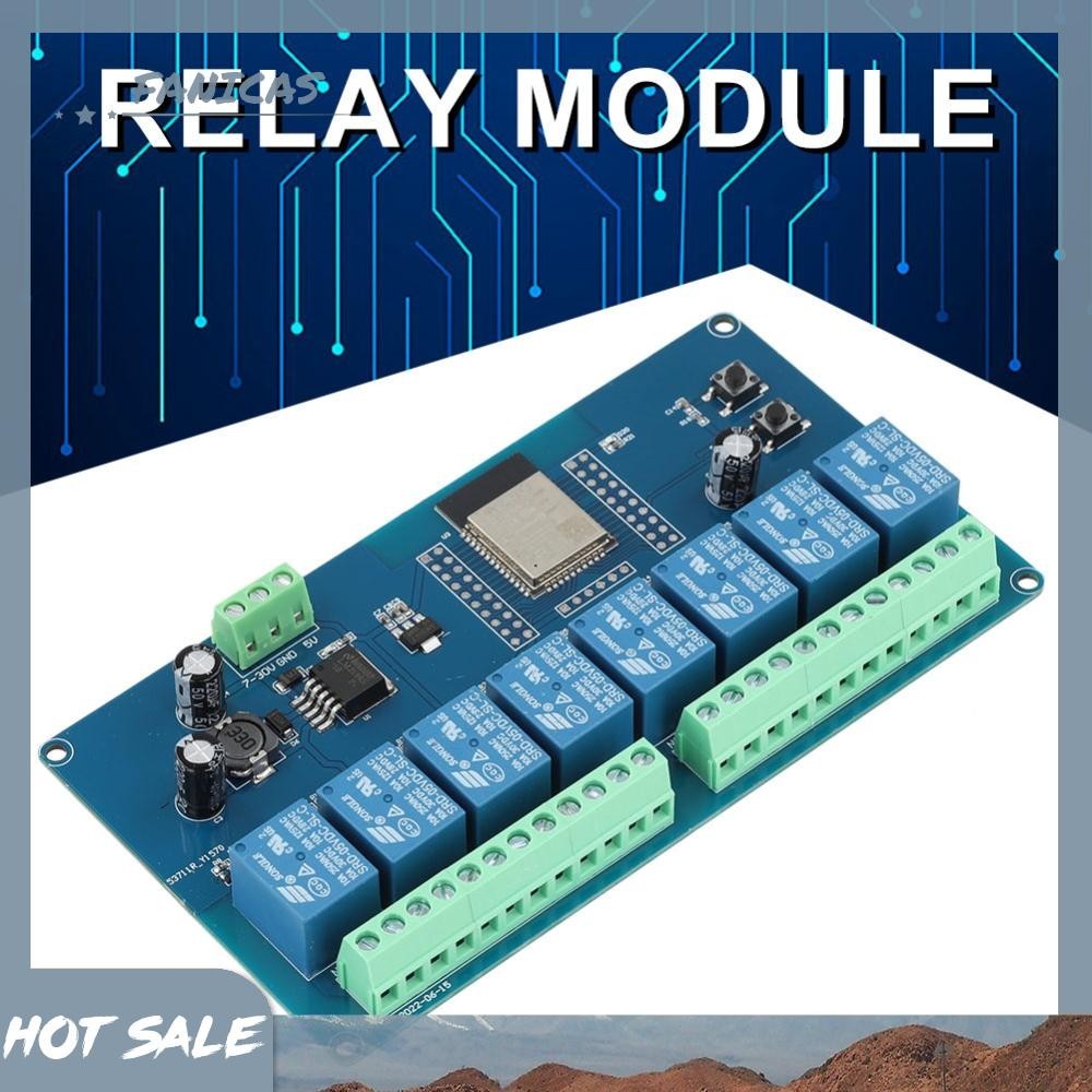 [Fanicas.my] ESP32 ESP32-WROOM Development Board 1/2/8 Channel ESP32 WIFI BT BLE Relay Module ...