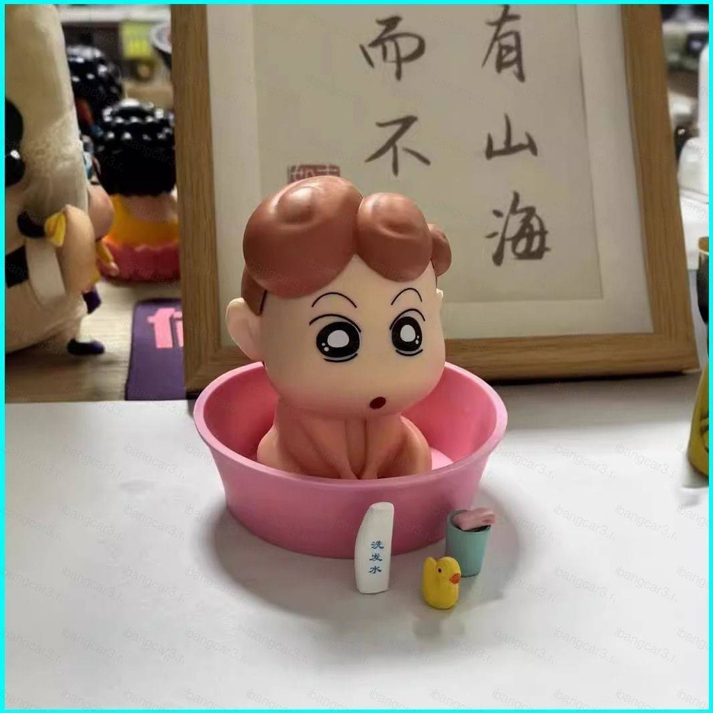 B3Y Crayon Shin chan Action Figure Nohara Sunflower bathe nudity Model ...