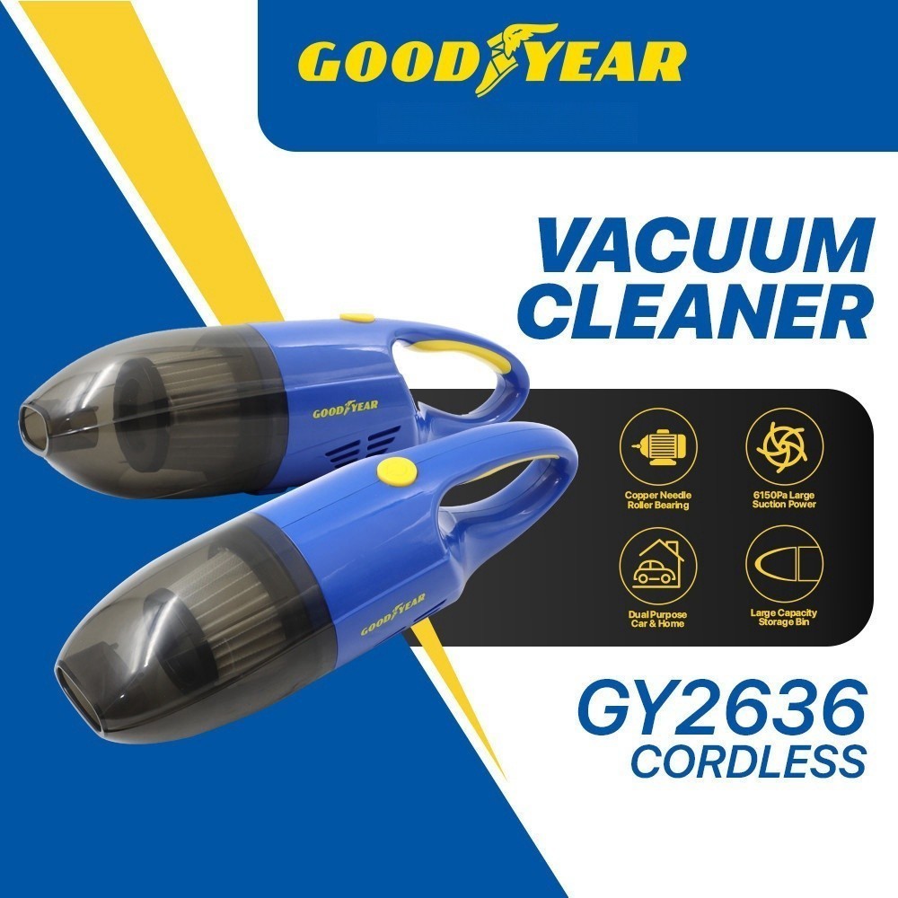Goodyear GY-2636 Airship Car Vacuum Cleaner - Cordless | Shopee Malaysia