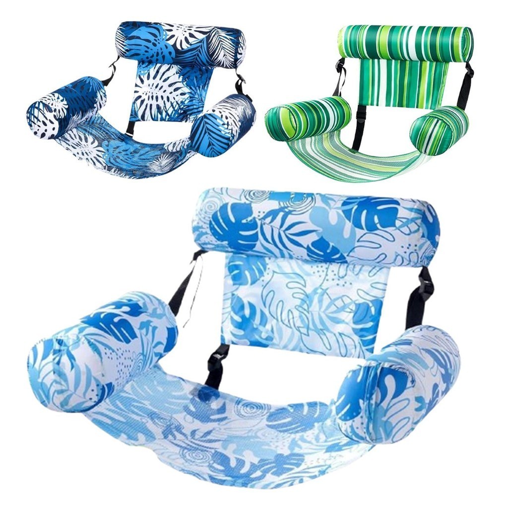 Floating Pool Chair 30x16x24in PVC Floating Pool Lounge Chair Adult ...