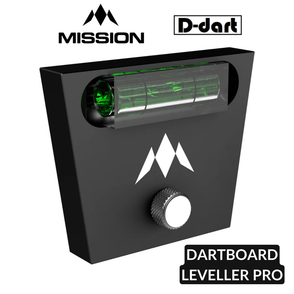 MISSION DART TOOL - LEVELLER PRO PRECISION DARTBOARD SPIRIT LEVEL ...