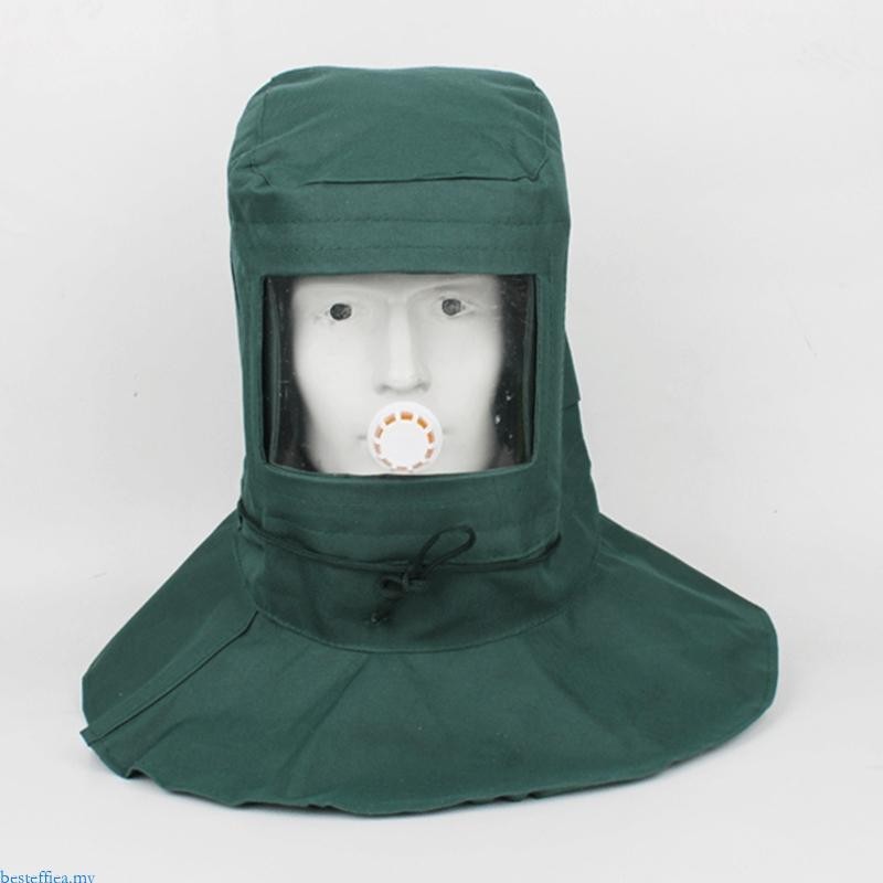 beste Sand Blasting Hood Cap Shawl Cap Sandblaster Dust Protective Face ...