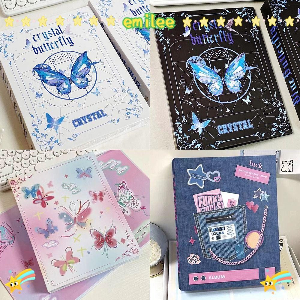EMIL Photo Album, A5 Binder Loose-leaf Album, INS Butterfly Series ...
