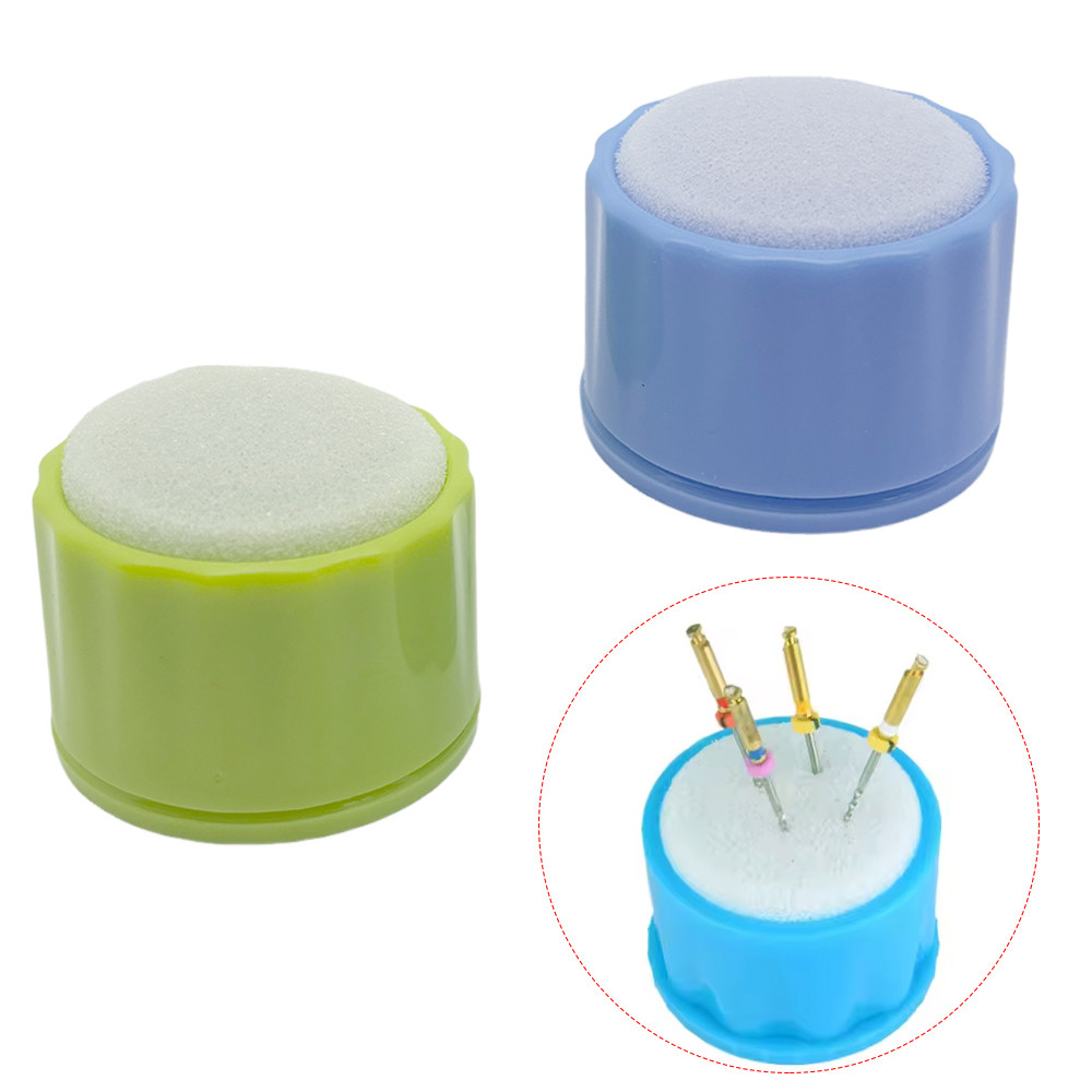 Dental Endo File Stand Autoclavable Silicone Base Root Canal Cleaning Block Box for Efficient ...