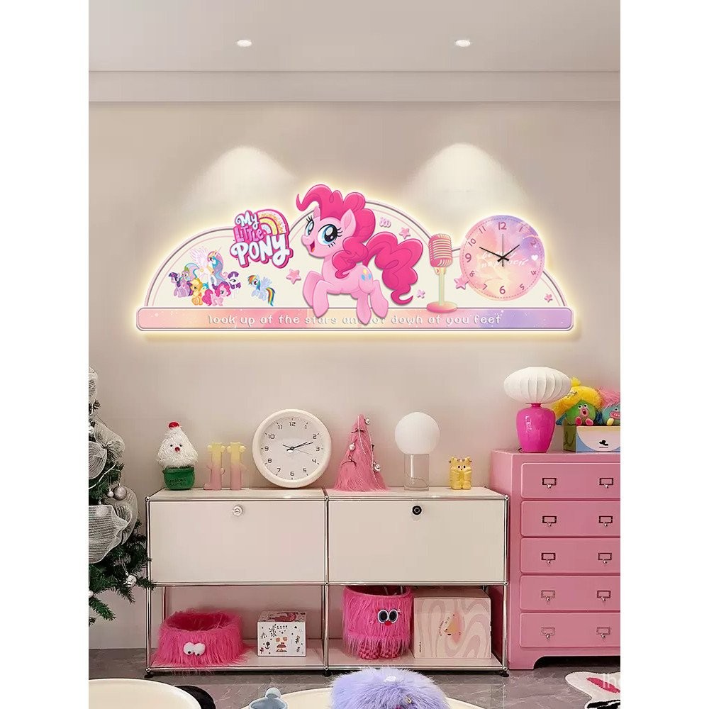 Jam Lukisan Hiasan Bilik Kanak-kanak Elsa Princess Jam Dinding Kanak ...