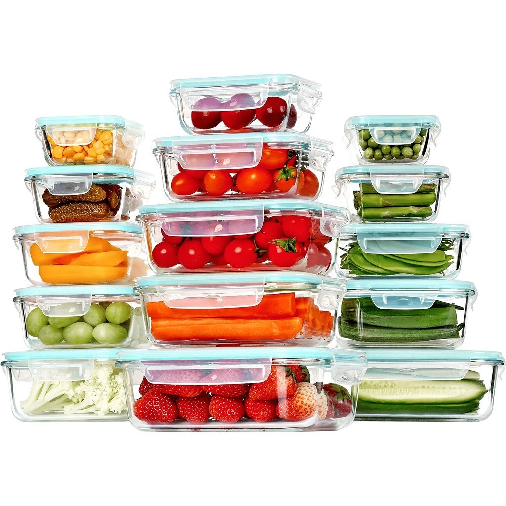 Supplement with Pure Supports Advanced 15-Piece Glass Food Storage ...