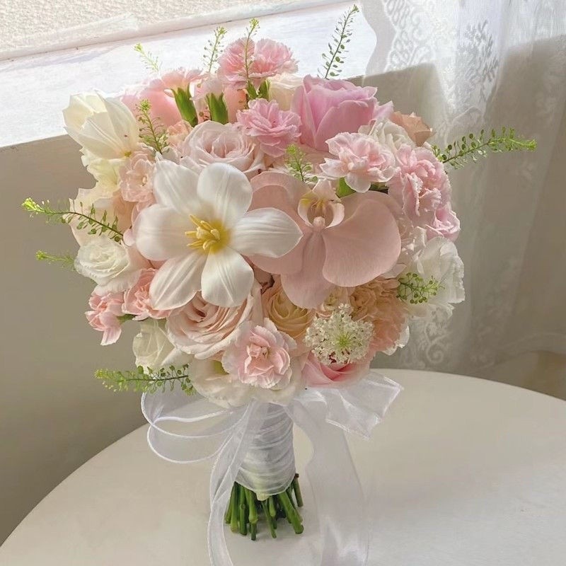 2025 New perkahwinan Bunga wanita bunga tangan pengantin hand bouquet ...