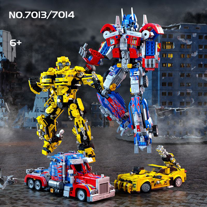 Compatible Building Blocks Transformation Bumblebee King Kong Optimus ...