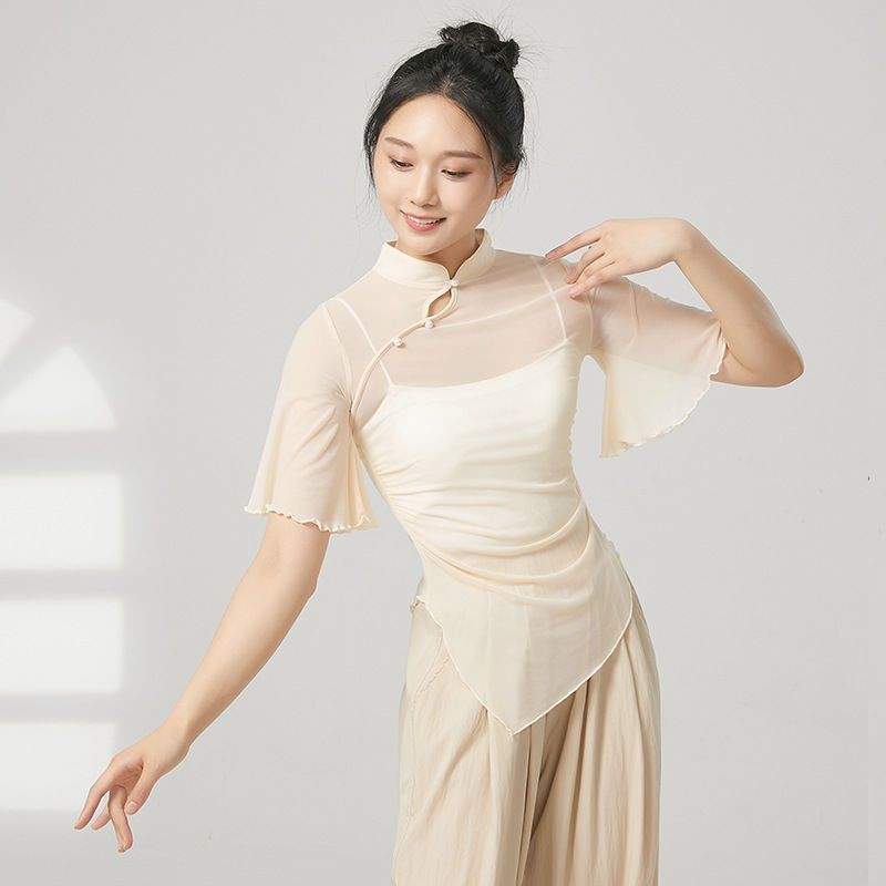 Classical Classical dance costumes, elegant gauze dress, body rhyme pr ...