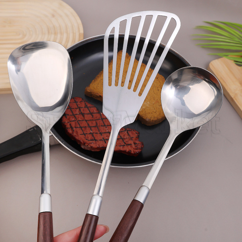 Stainless Steel Cooking Spatulas - Fish Beef Steak Flip Shovel - Fried ...