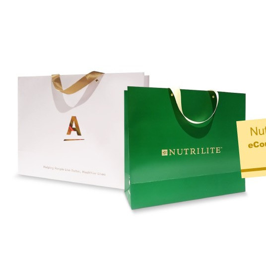 🔥READY STOCK🔥 AMWAY Nutrilite Paper Gift Bags (2 unit) | Shopee Malaysia