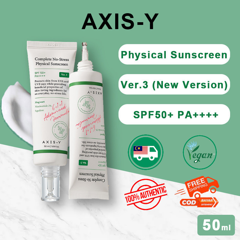 Axis-Y Complete No Stress Physical Sunscreen Ver.3 (New Version ...